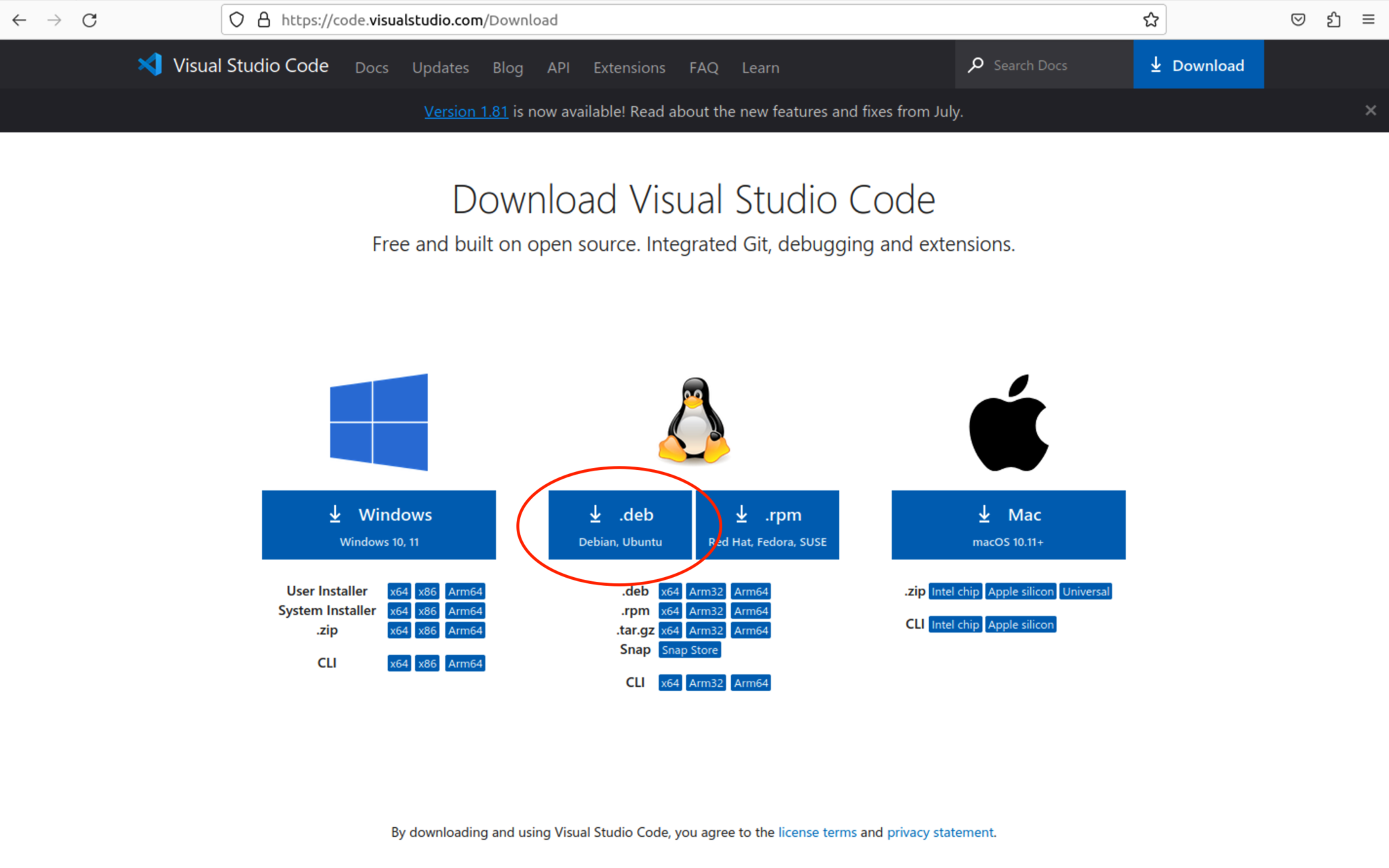 UbuntuでVSCode（日本語版にもできるよ）を使う | BLOGs win